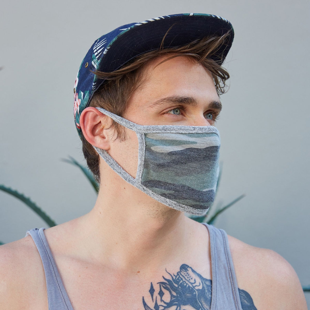 3-Pack Camo Face Masks | Yoga Society