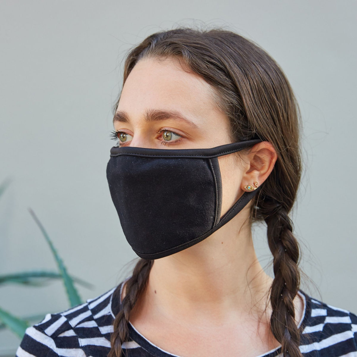 Black Face Masks 4-Pack | Black Masks | Yoga Society